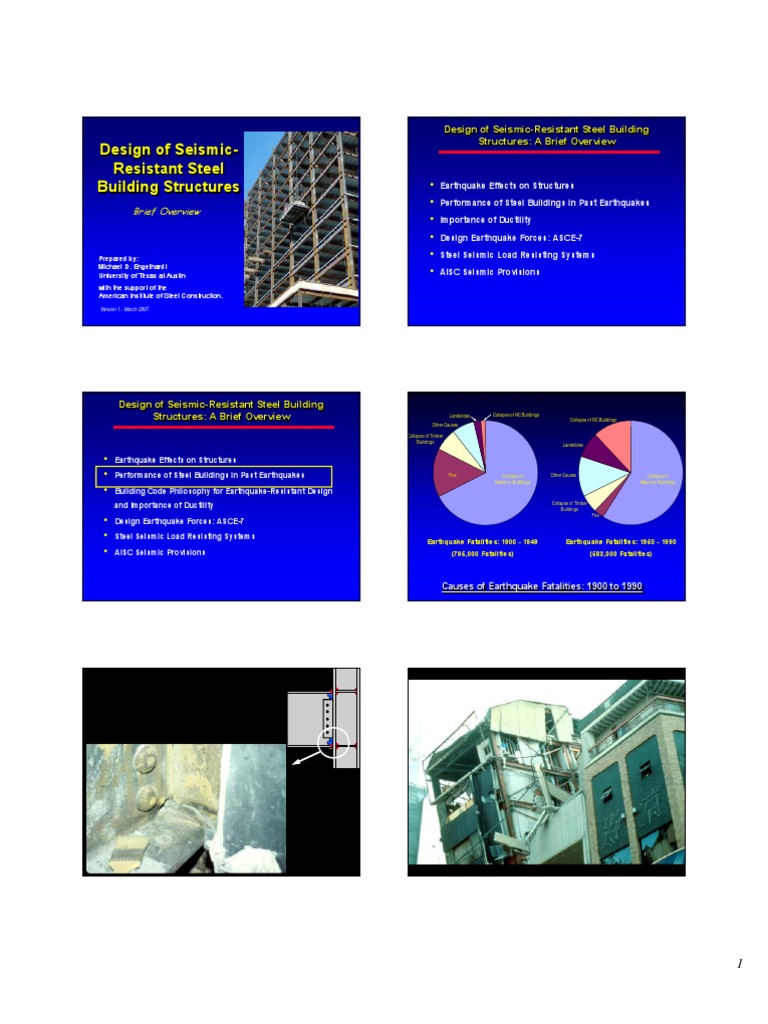 AISC Seismic Design Steel Structures Essential | PDF | Earthquake ...