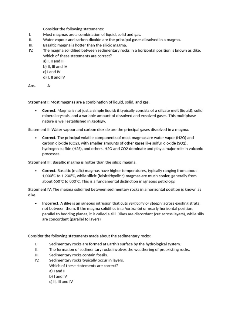 Minerals, Rocks, Volcanoes | PDF | Rock (Geology) | Sedimentary Rock