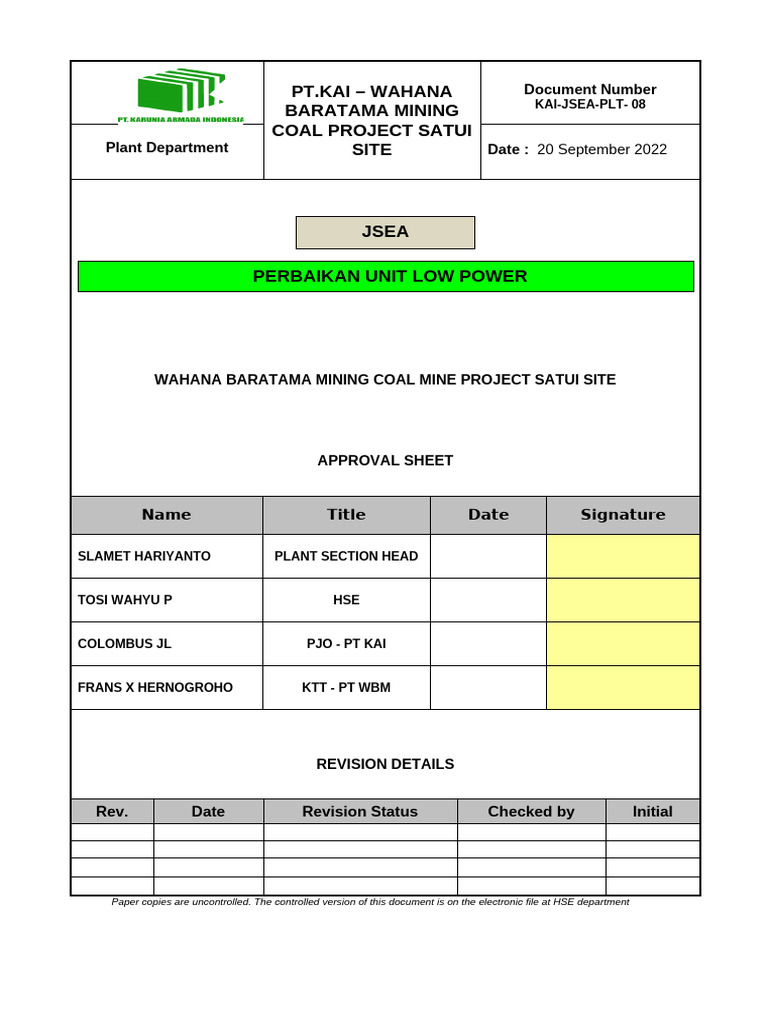 Analisis Keselamatan Kerja Proyek KAI | PDF