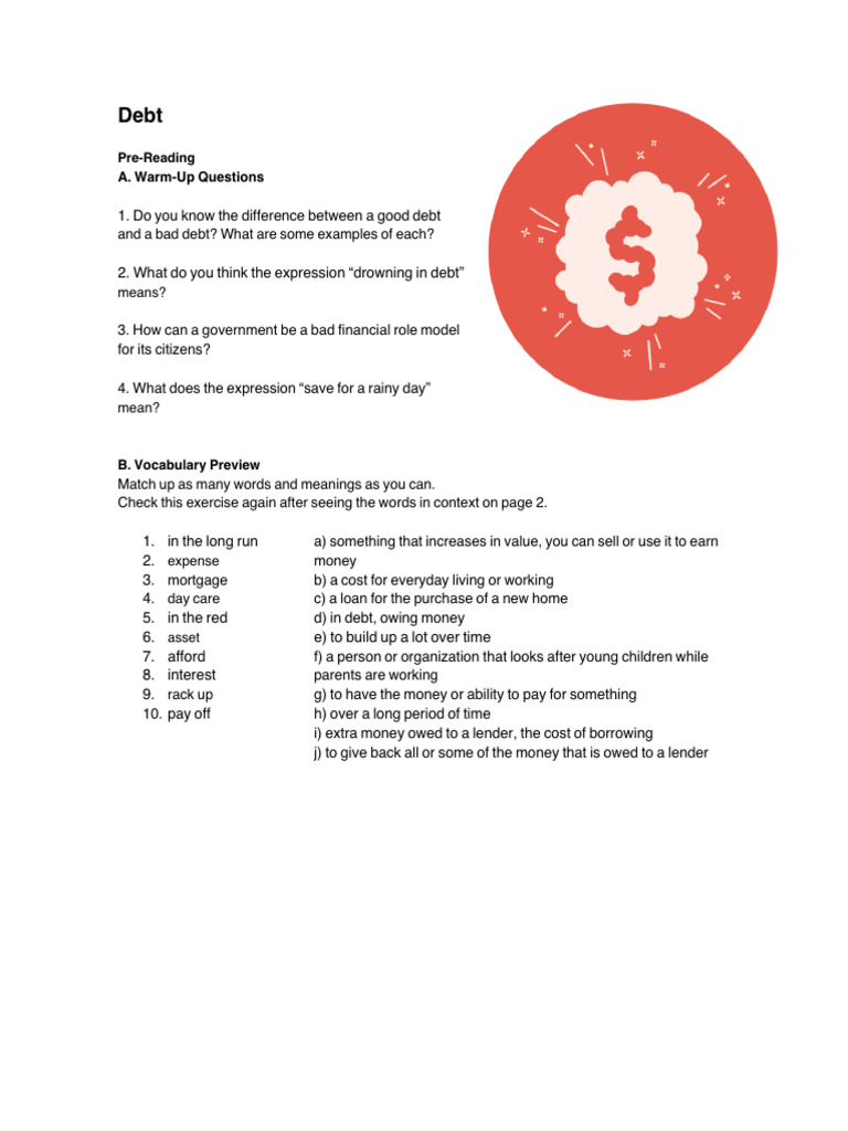Understanding Good vs. Bad Debt | PDF | Cost Of Living | Debt