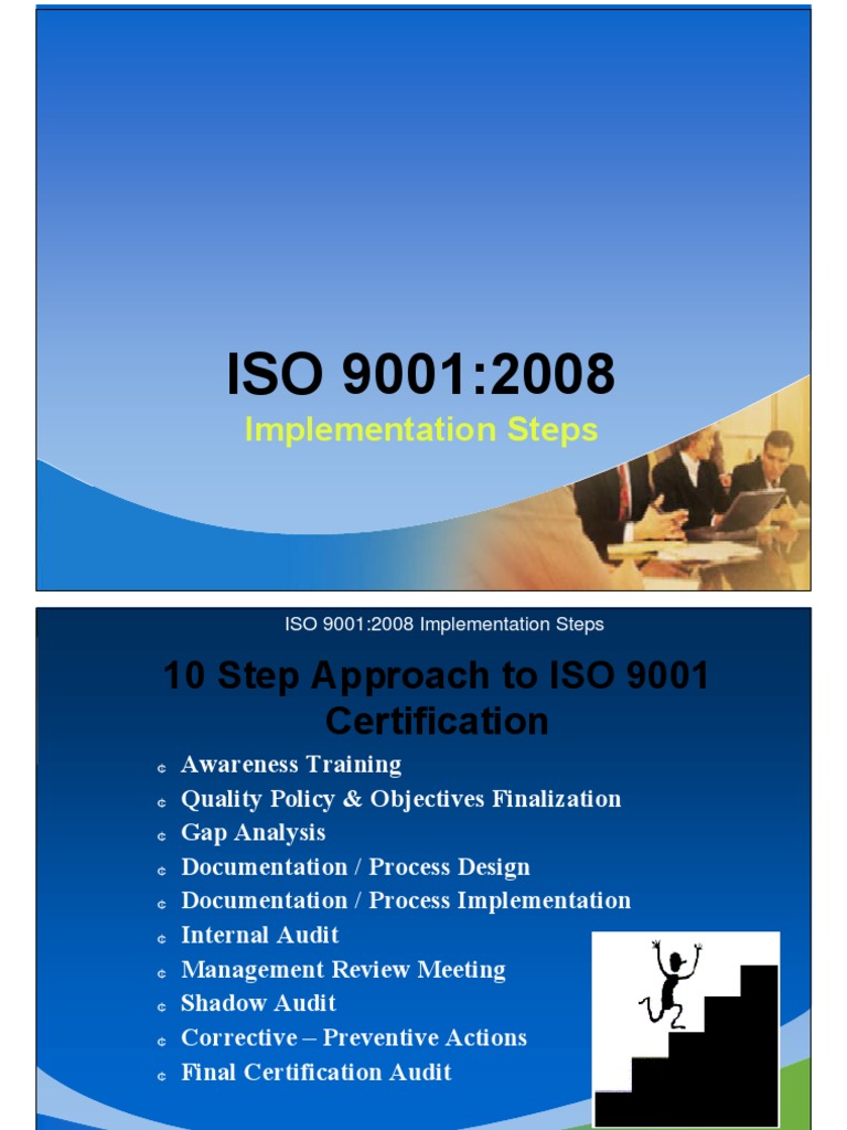 ISO 9000 Implementation Steps | PDF | Iso 9000 | Internal Audit