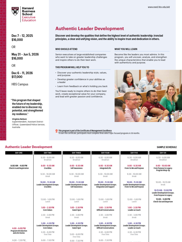Authentic Leader Development Brochure | PDF | Discrimination | Social ...