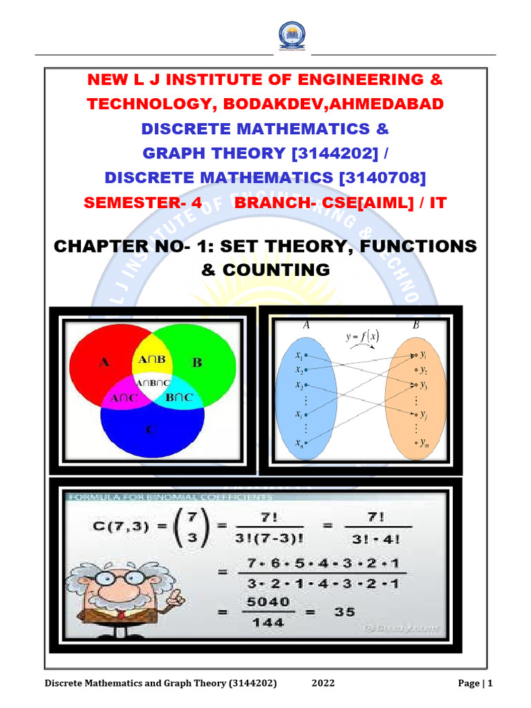 Question Bank Solution Unit 1 Set Theory, Functions and Counting | PDF | Set (Mathematics ...