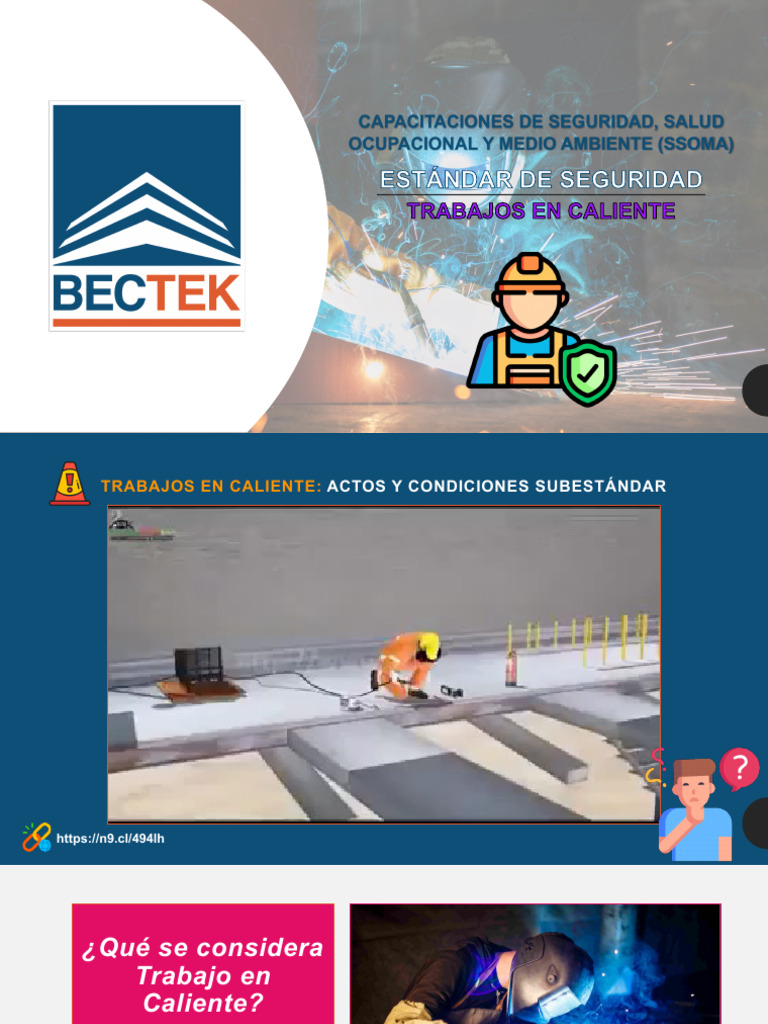 Capacitaci N para Trabajos en Caliente 1741182877 | PDF | Soldadura | Construcción