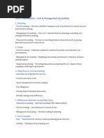 Cost Accounting Notes BCom 2nd Semester CU | PDF