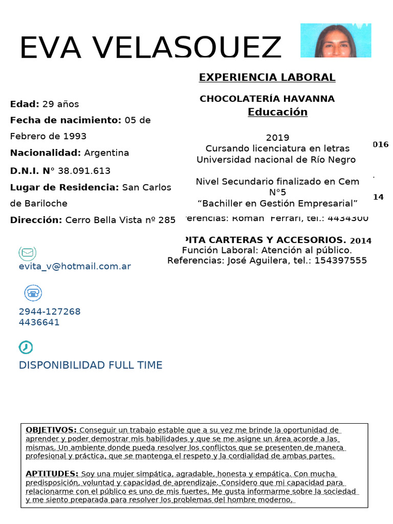 CV Eva 2024 | PDF