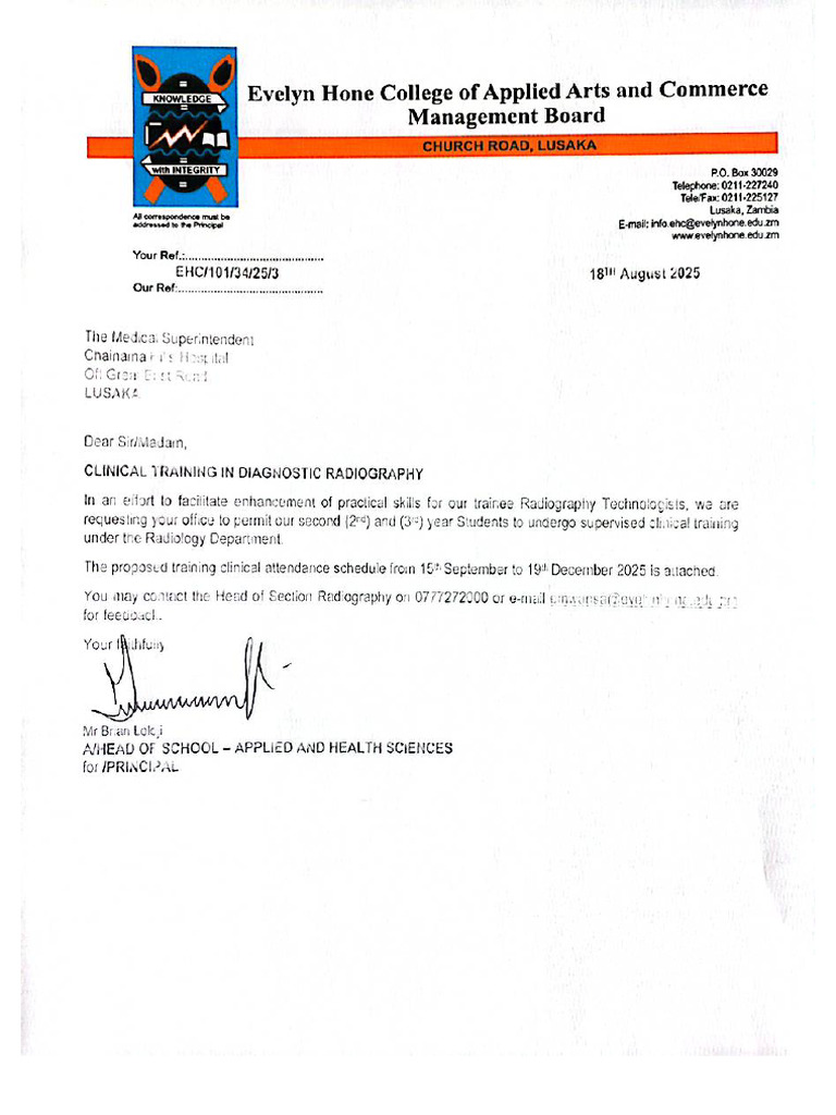 Chainama Hills Hospital | PDF