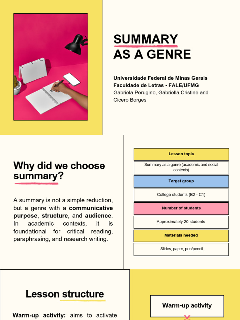 Summary - Genre-Based Approach | PDF