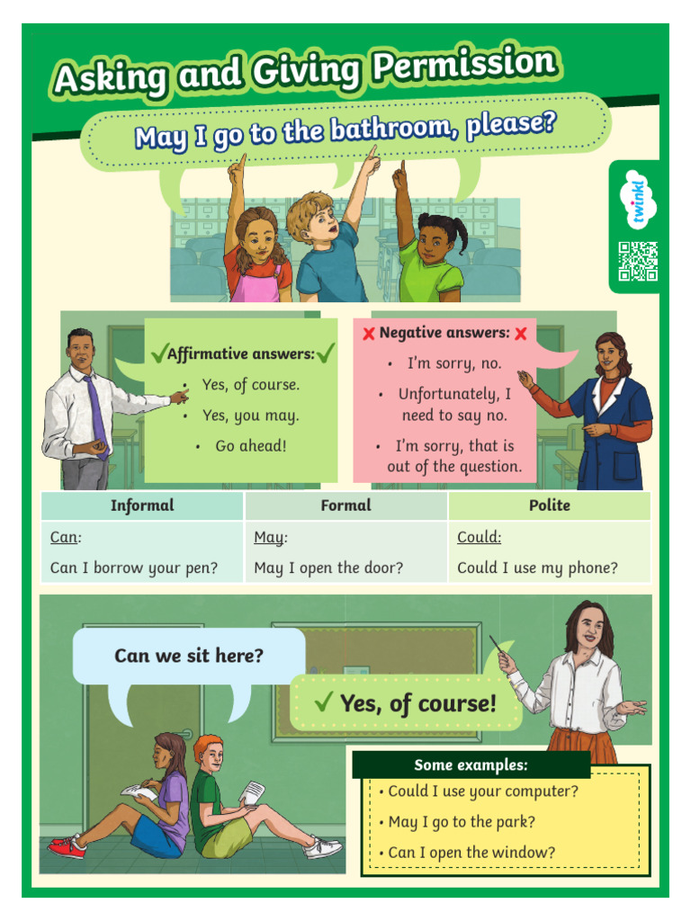 Asking and Giving Permission in English | PDF