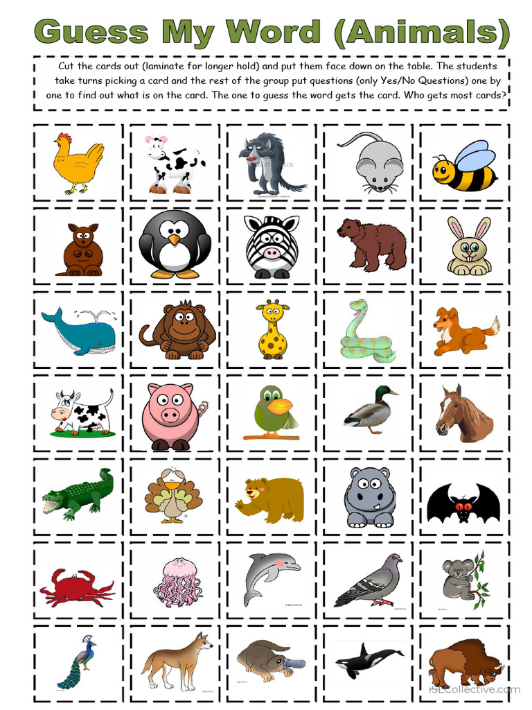Yes/No Card Guessing Game Instructions | PDF