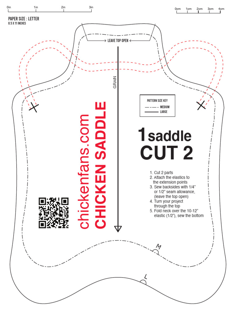 Chicken-Saddle-Pattern-Chickenfans Med - Large | PDF