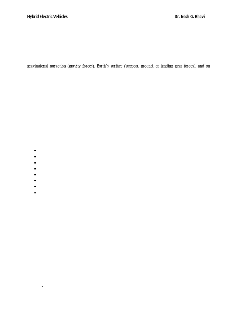 Chapter 1 Conventional Vehicles | PDF | Force | Buoyancy