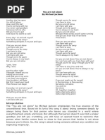 Meaning of "Rewrite the Stars" | PDF