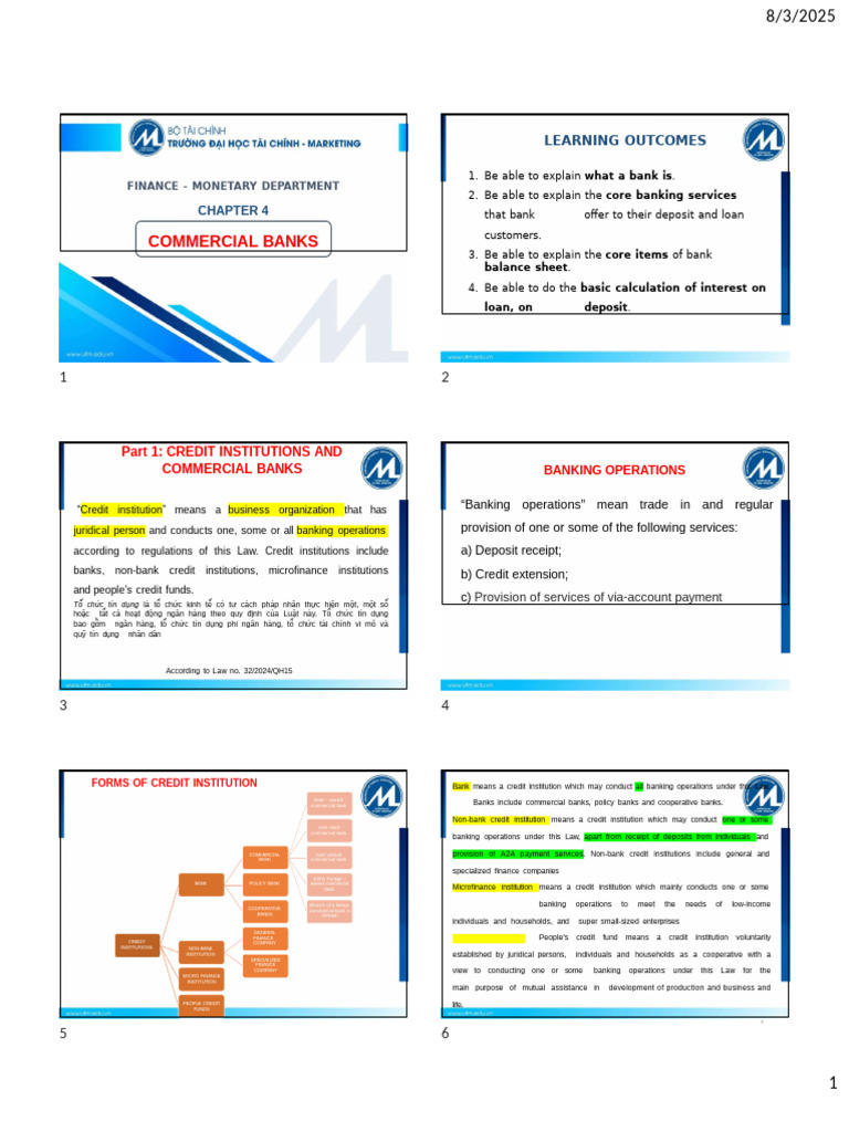 Chapter 4 - Commercial Bank | PDF