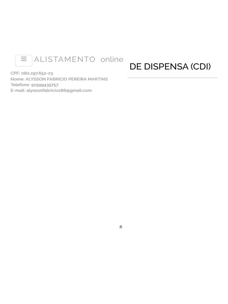Como Requerer Certificado de Dispensa | PDF