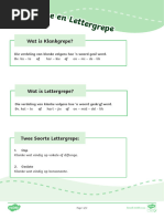 Afrikaans Lettergrepe en Lettergreepverdeling | PDF