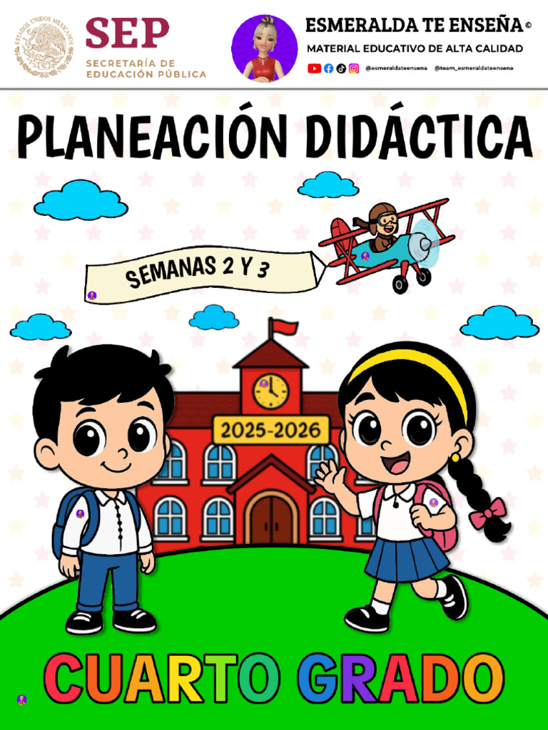 ☯️♈ 4° Planeación Didáctica Semana 2 y 3 Esmeralda te Enseña[1] | PDF | Narración | Aprendizaje