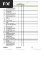 Farana Checklist | PDF | Crane (Machine) | Truck