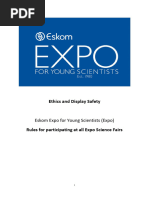 ISEF 2025 Display Guidelines | PDF | Data | Statistics