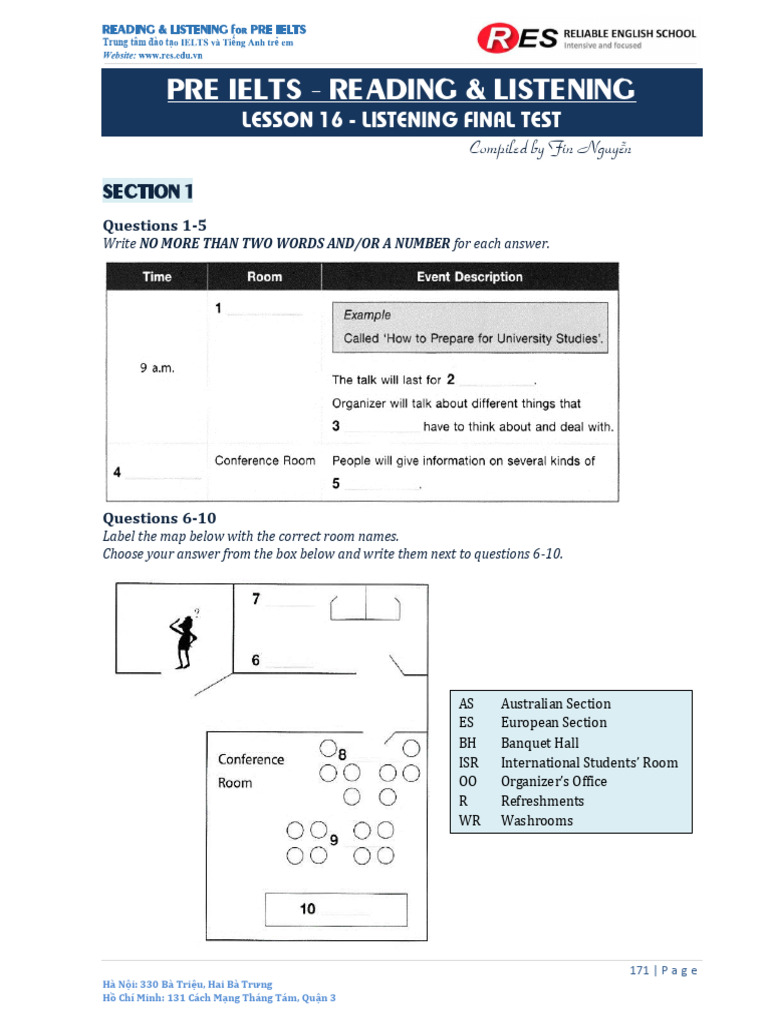 Final Listening Pdf