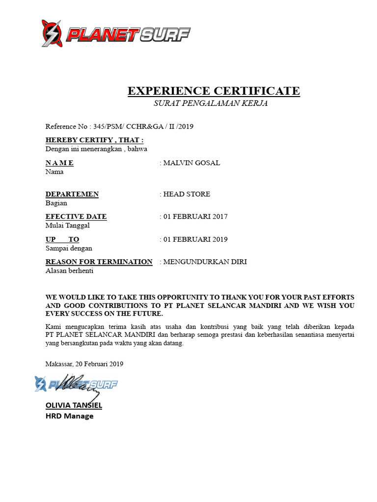 CERTIFICATE OF | PDF