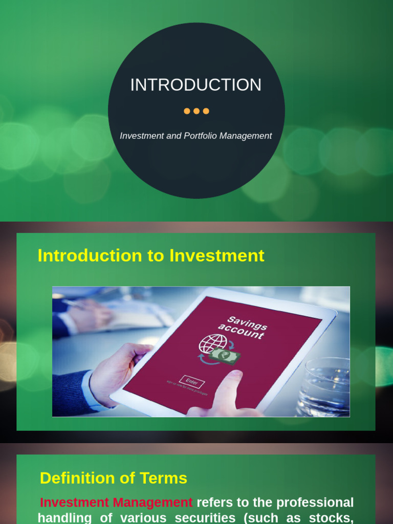Investment Management Essentials Guide | PDF | Investing | Investment ...