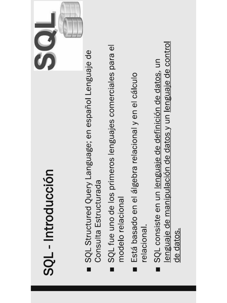 Sentencias SQL | PDF