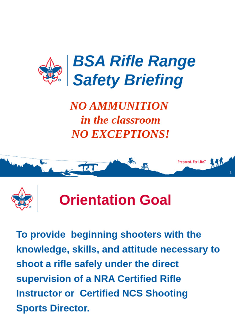 BSA Rifle Safety Briefing | PDF | Gun Barrel | Trigger (Firearms)