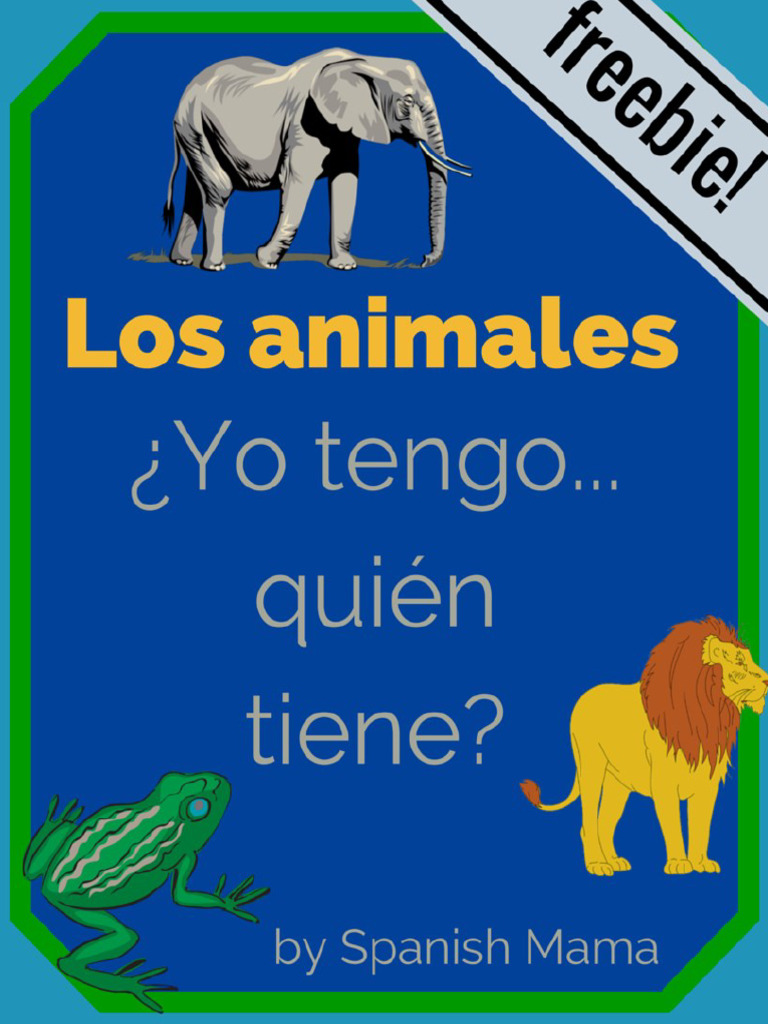 Juegos de vocabulario en español | PDF | Zoología | Organismos