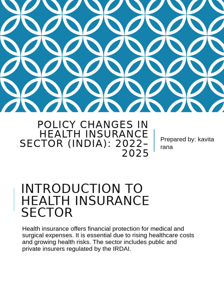 Financial Sector Report | PDF | Insurance | Policy
