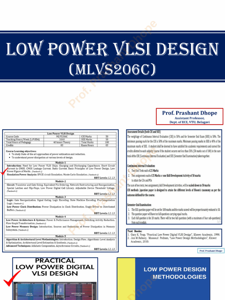 Lpvlsi Module 2 Pdf