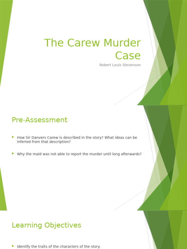 Carew Murder Case - 3 | PDF