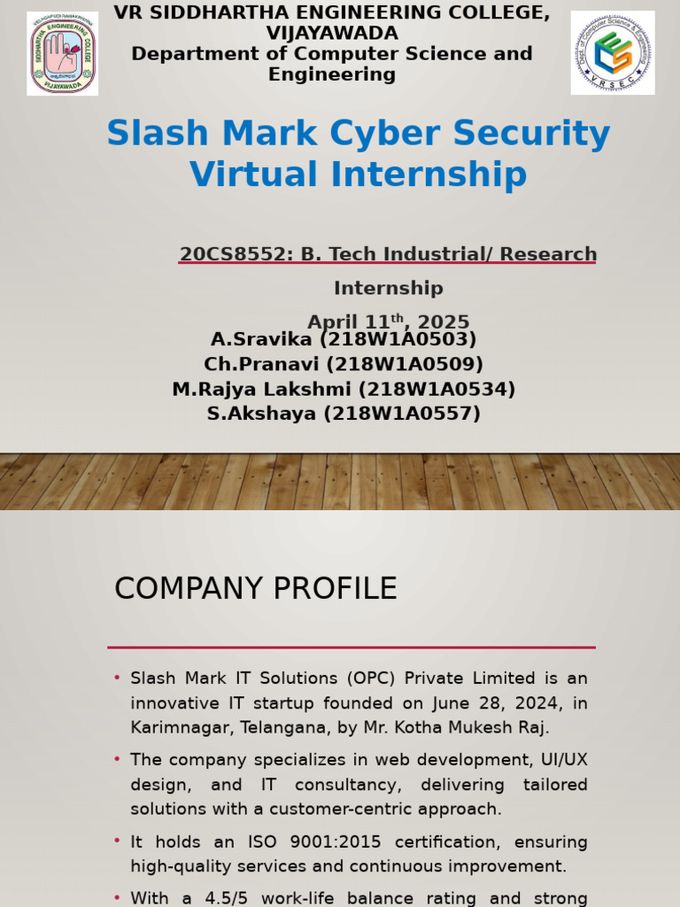 Slashmark Internship | PDF | Computer Security | Security