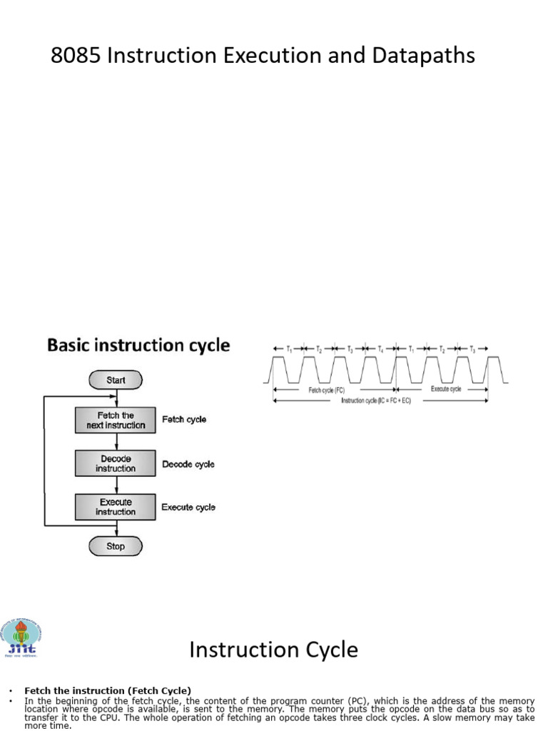Module-7 8085 Instrcution Execution and Datapath (Lecture-16) | PDF ...