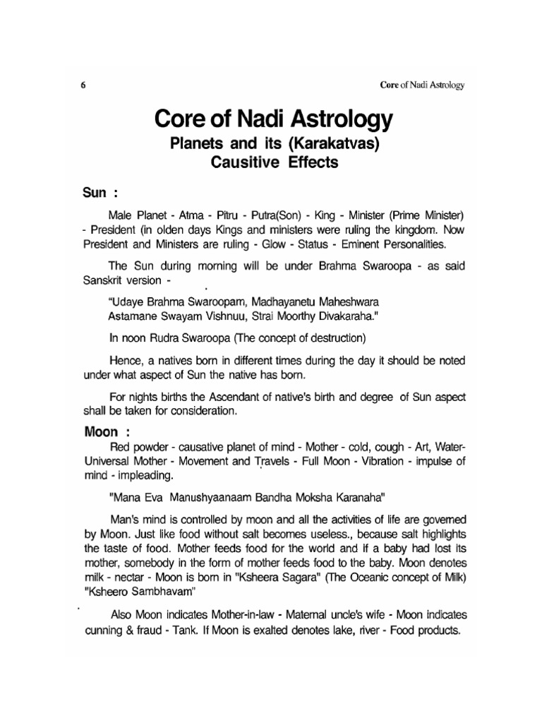 Planets and Its Effect | PDF