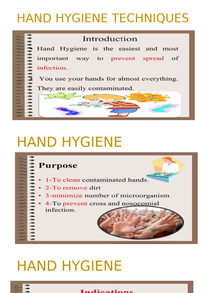 Effective Hand Hygiene Techniques | PDF