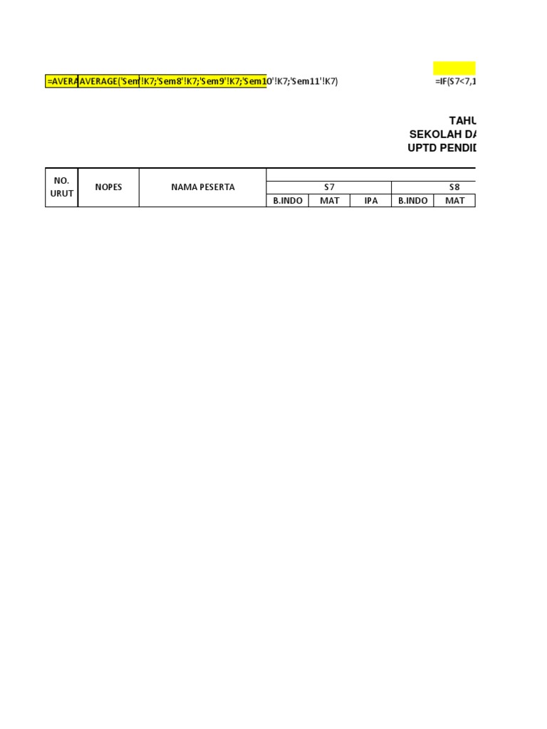 Rumus Nilai NR Ns | PDF