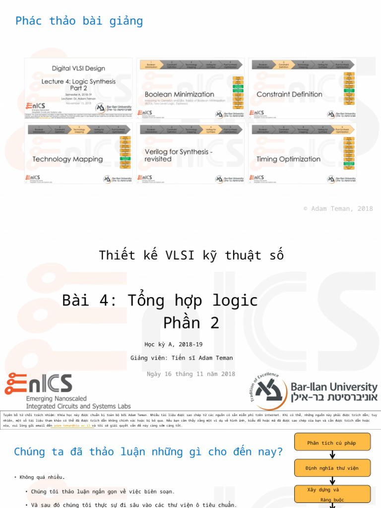 Lecture 4 Synthesis Part 2 Dich | PDF