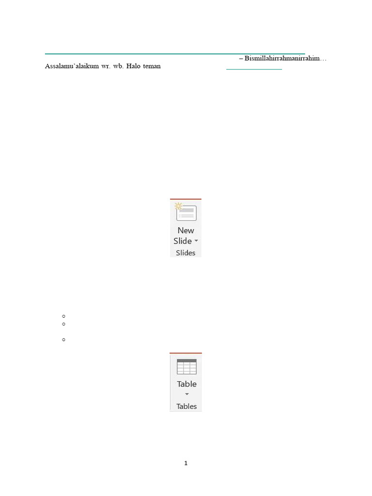 Menu Insert dalam PowerPoint | PDF