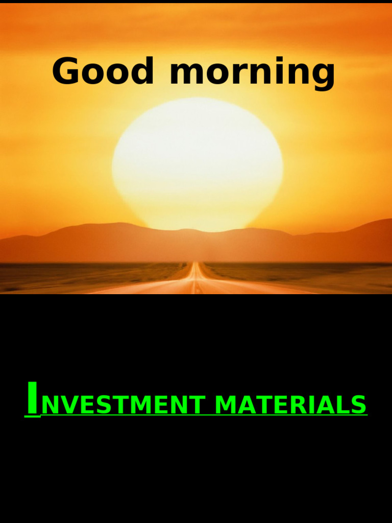 Investment Materials for Metal Casting | PDF | Silicon Dioxide | Refractory