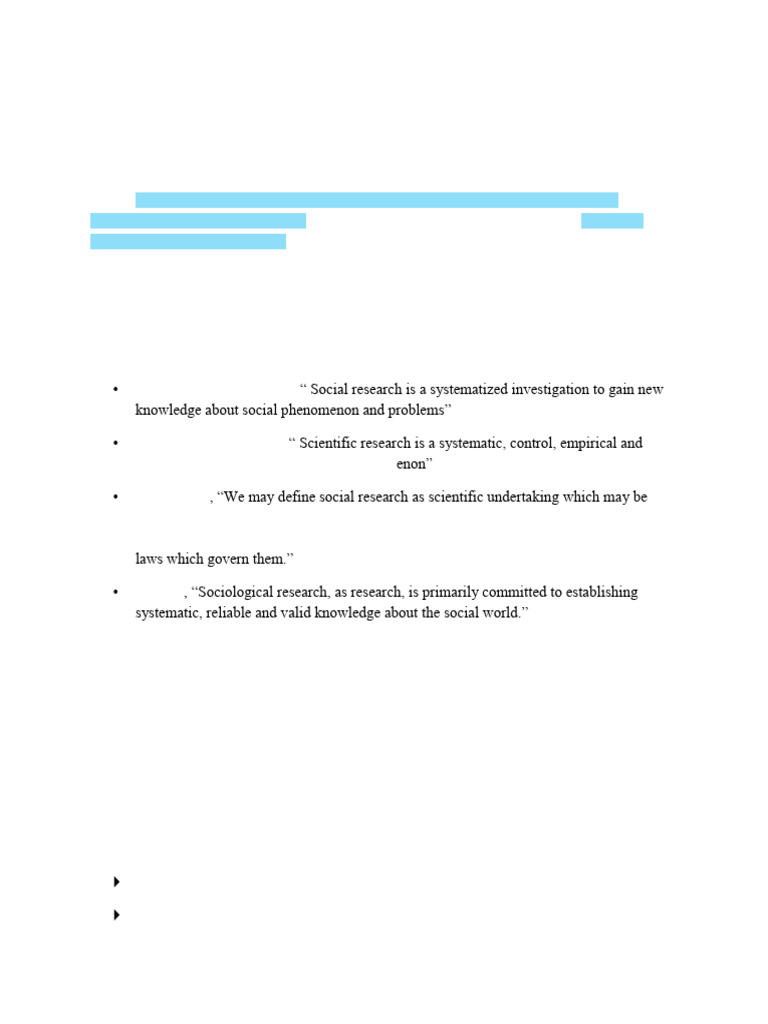 Unit 7 Social Science Research Methods | PDF | Hypothesis | Theory