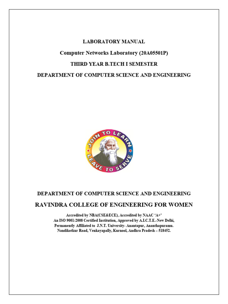 CN LabManual | PDF | Computer Network | Network Switch