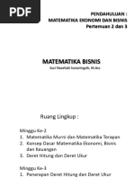 Modul Matematika Ekonomi Dan Bisnis | PDF