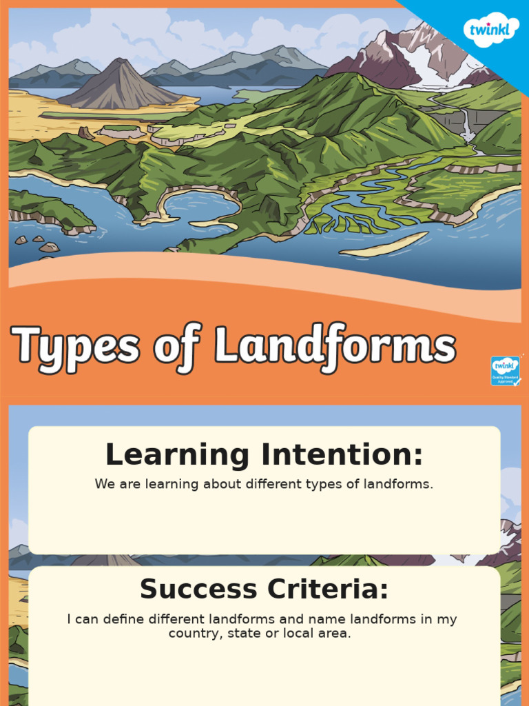 Understanding Landforms in Geography | PDF | Plateau | Valley