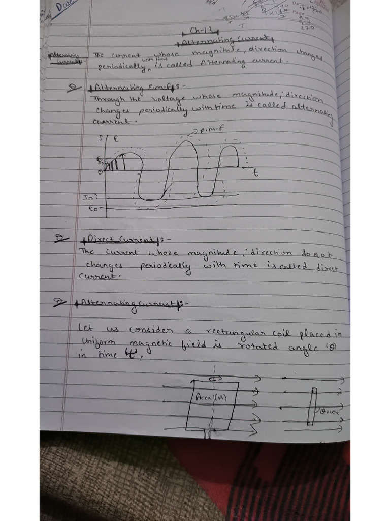 Alternating Current Class 12th | PDF
