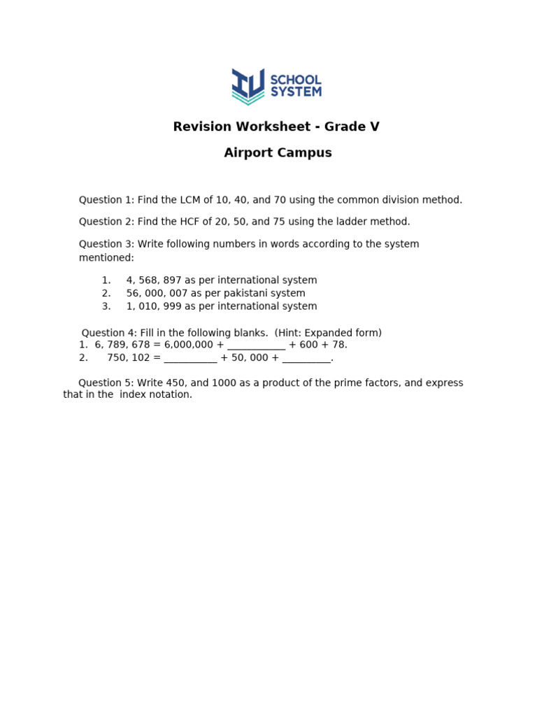 Revision Worksh-WPS Office | PDF