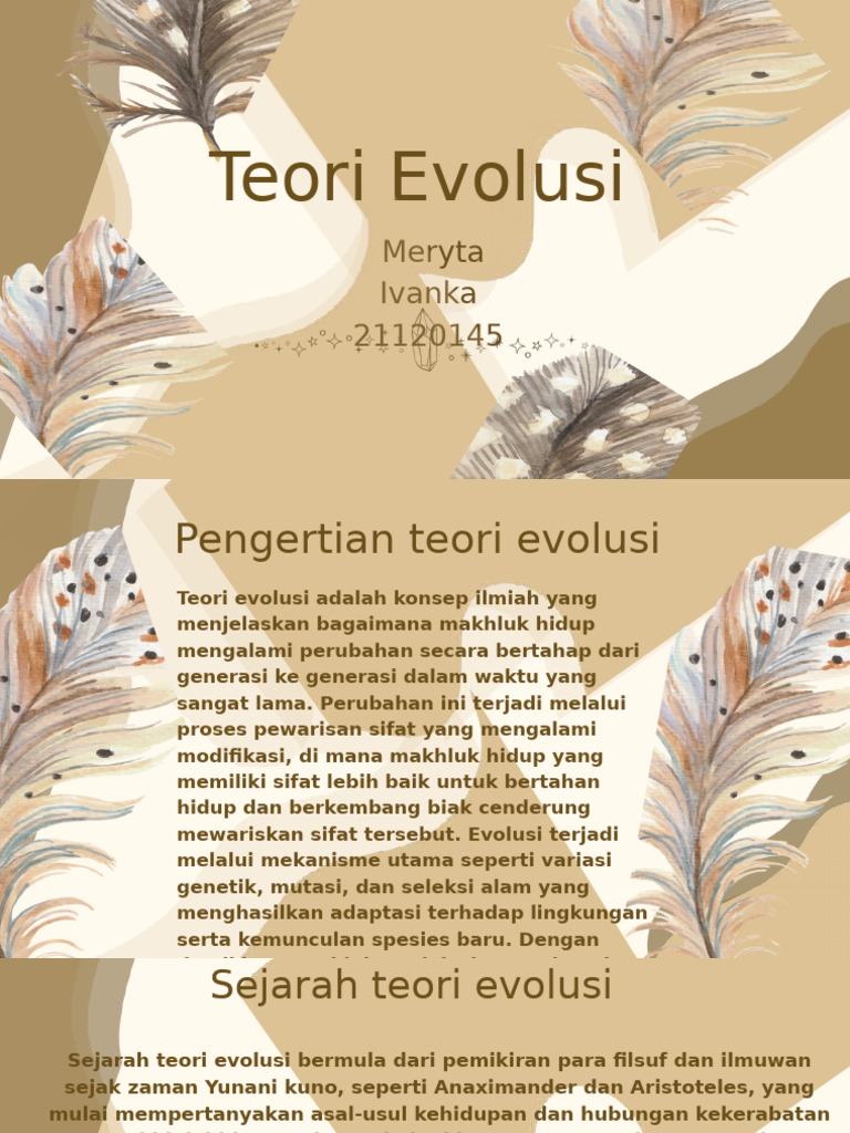 Teori Evolusi | PDF