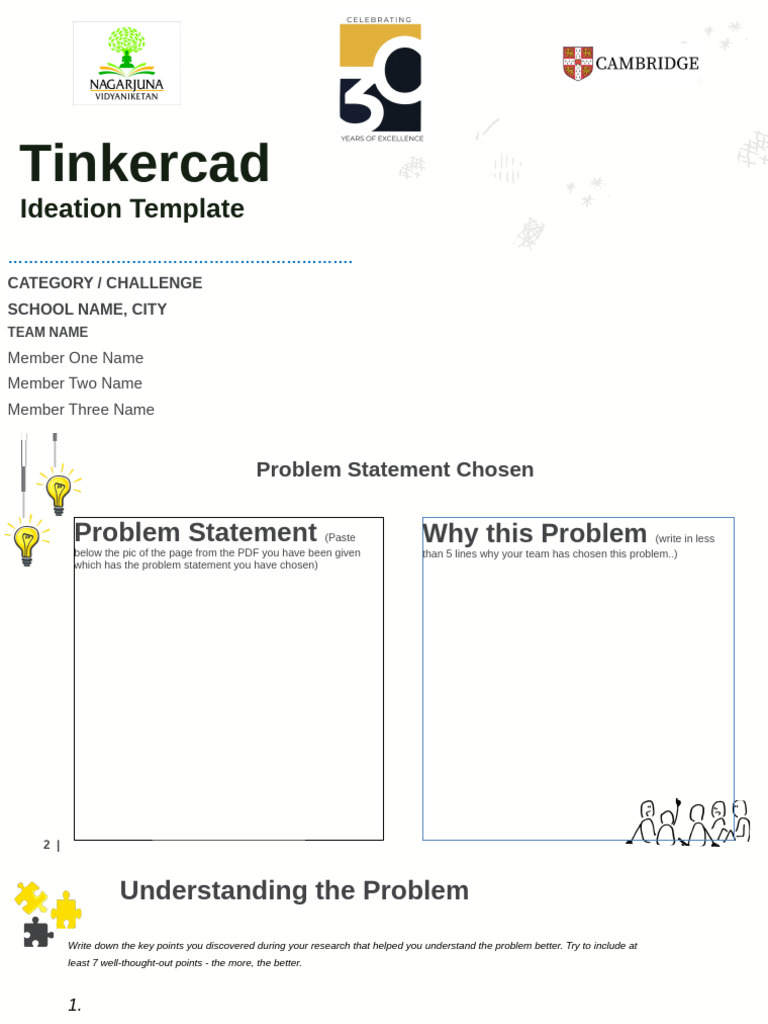 Tinkercad Ideation Template Guide | PDF