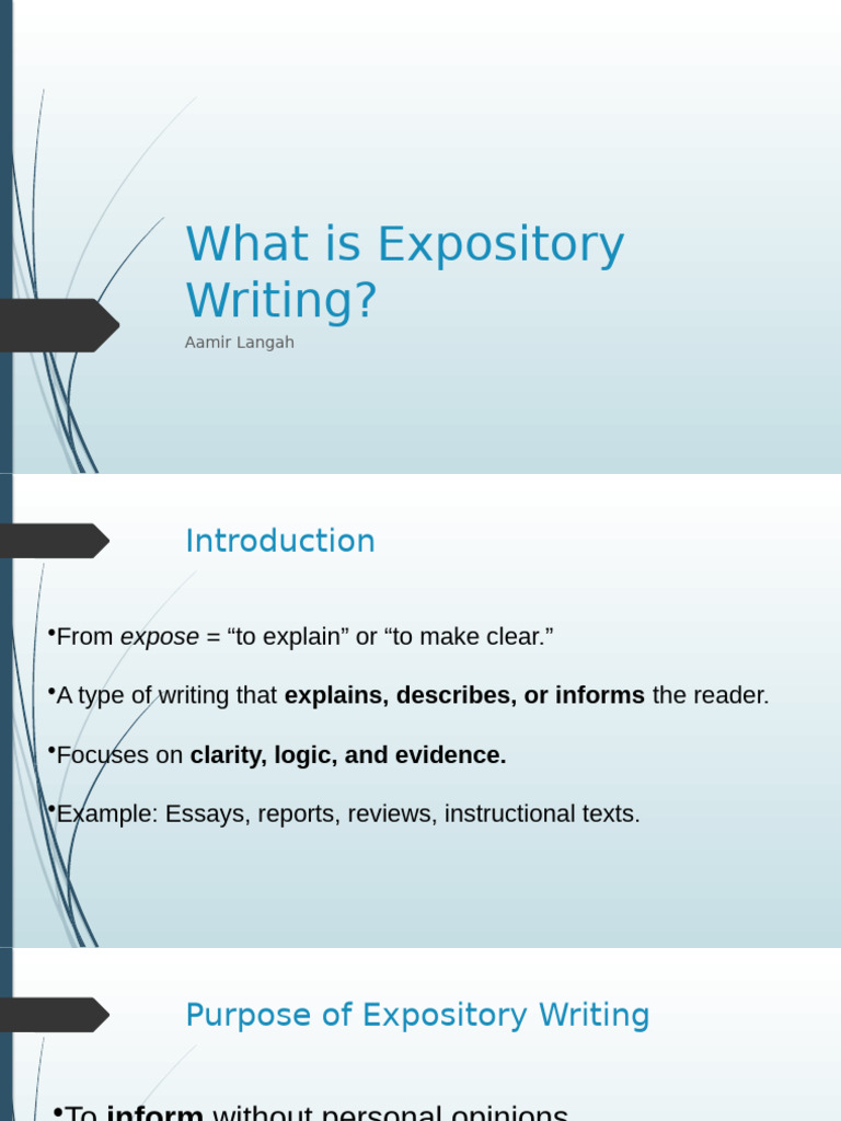 Understanding Expository Writing | PDF | Human Communication | Cognition