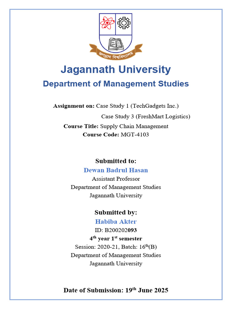 Supply Chain Management Case Studies | PDF